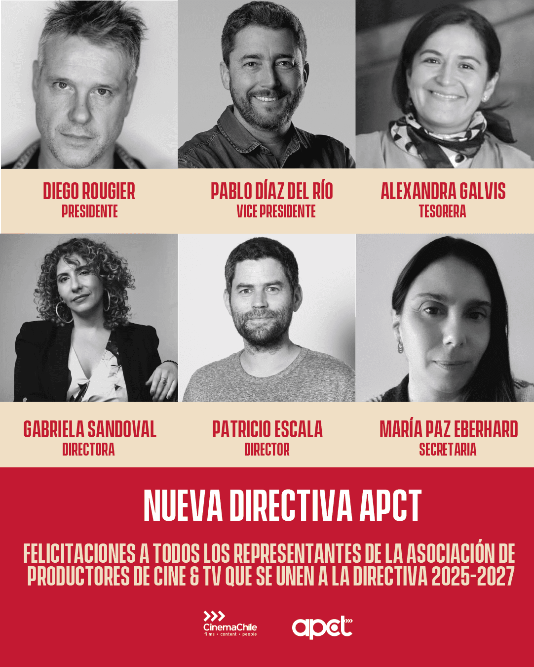 La APCT anuncia su nueva directiva para el período 2025-2027